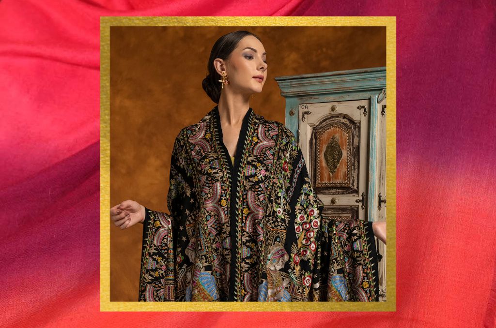 How do you wear a Pashmina to a wedding - Pashmina Editorial